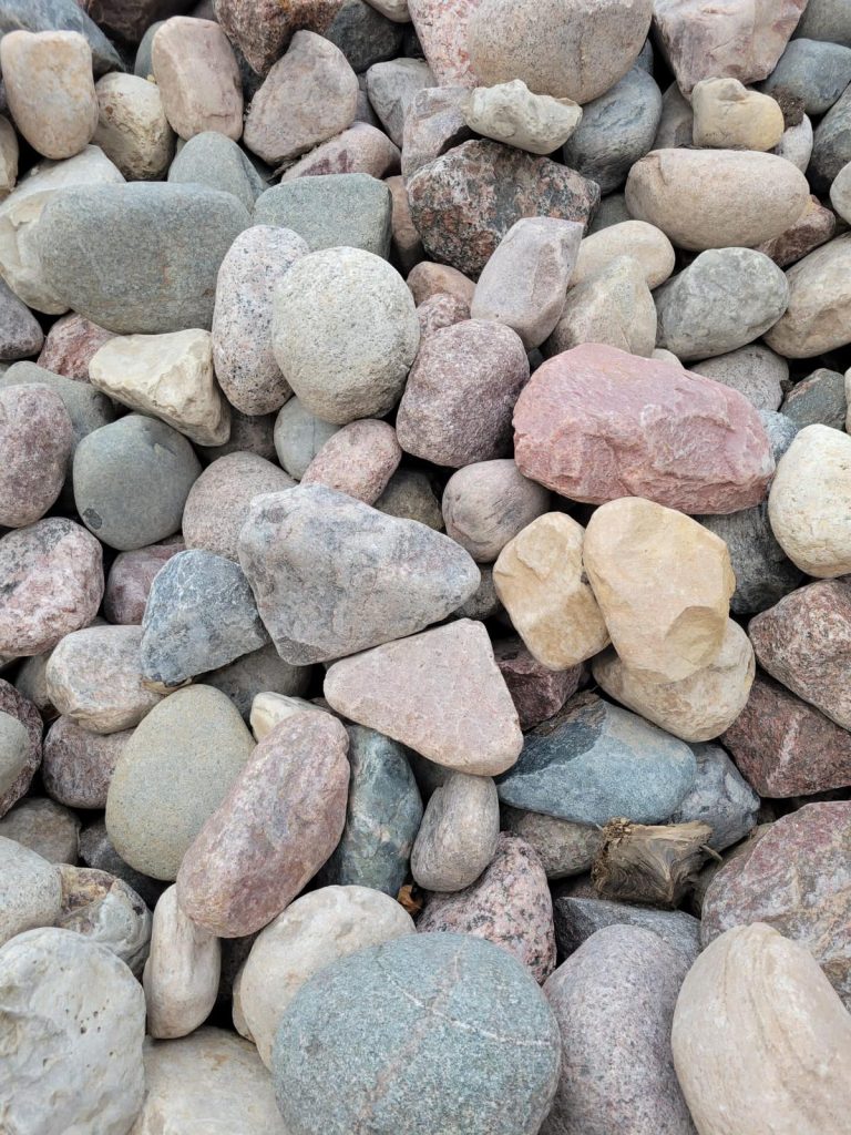 Wisconsin granite boulders – Mendez Landscaping